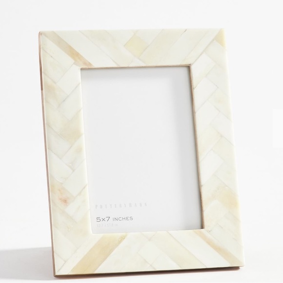 Pottery Barn | Accents | Pottery Barn Cream Photo Frame Nadia Bone Frames 5x7 | Poshmark